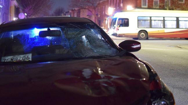 Police gather evidence from crash site after pedestrian struck in ...