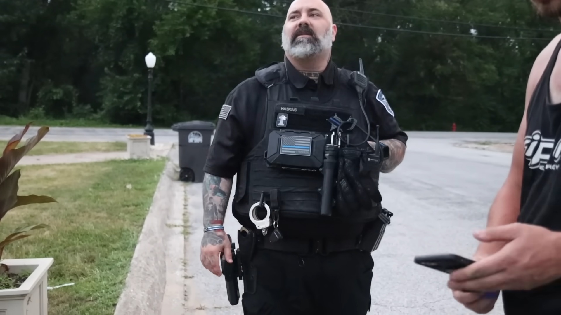 We dragged up something tragic… and police formed a perimeter around us