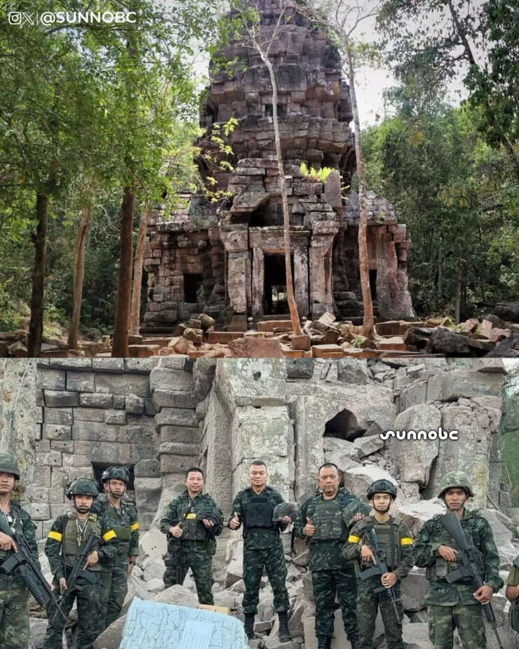 Viral video shows Thai forces remove Hindu deity statue from disputed ...