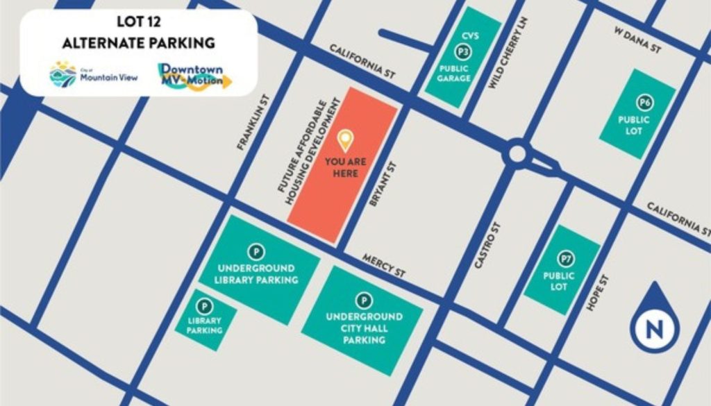 Mountain View parking lot near City Hall to close as affordable housing ...