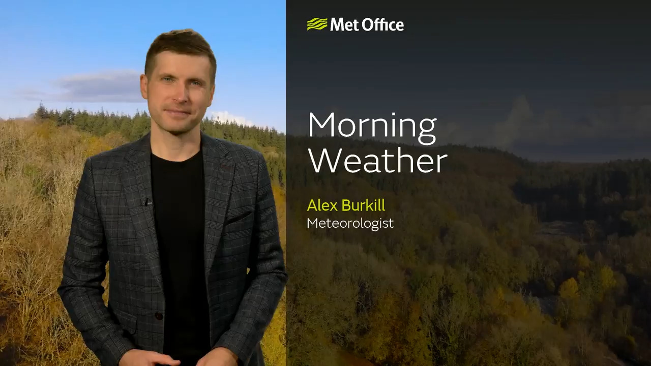 Met Office Tuesday morning weather forecast 23/09/2025