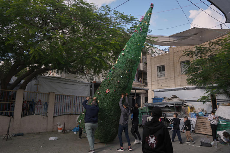 Gaza’s Christians, battered by war, celebrate first Christmas in 3 years