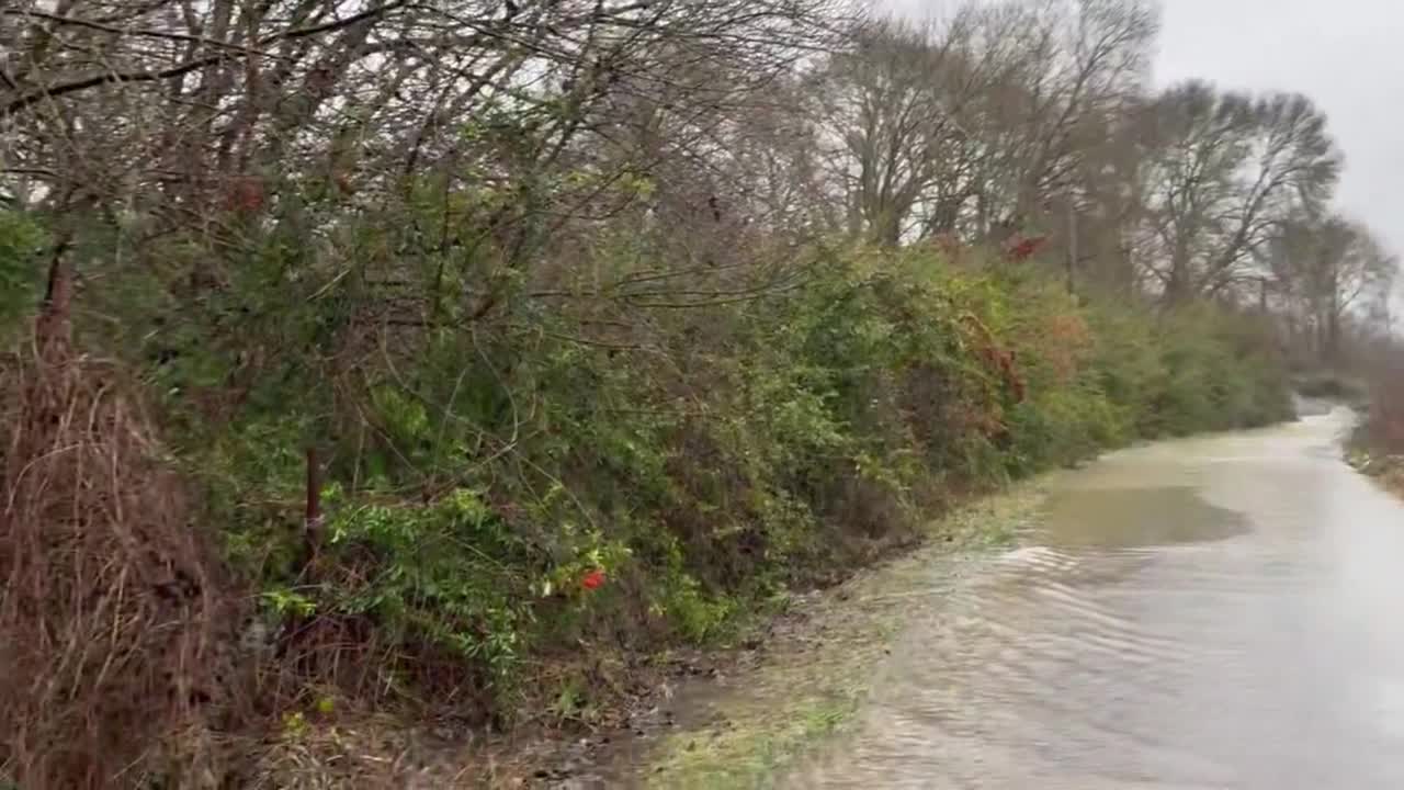 Severe flooding engulfs Val de Londres valley near Pic Saint-Loup in ...