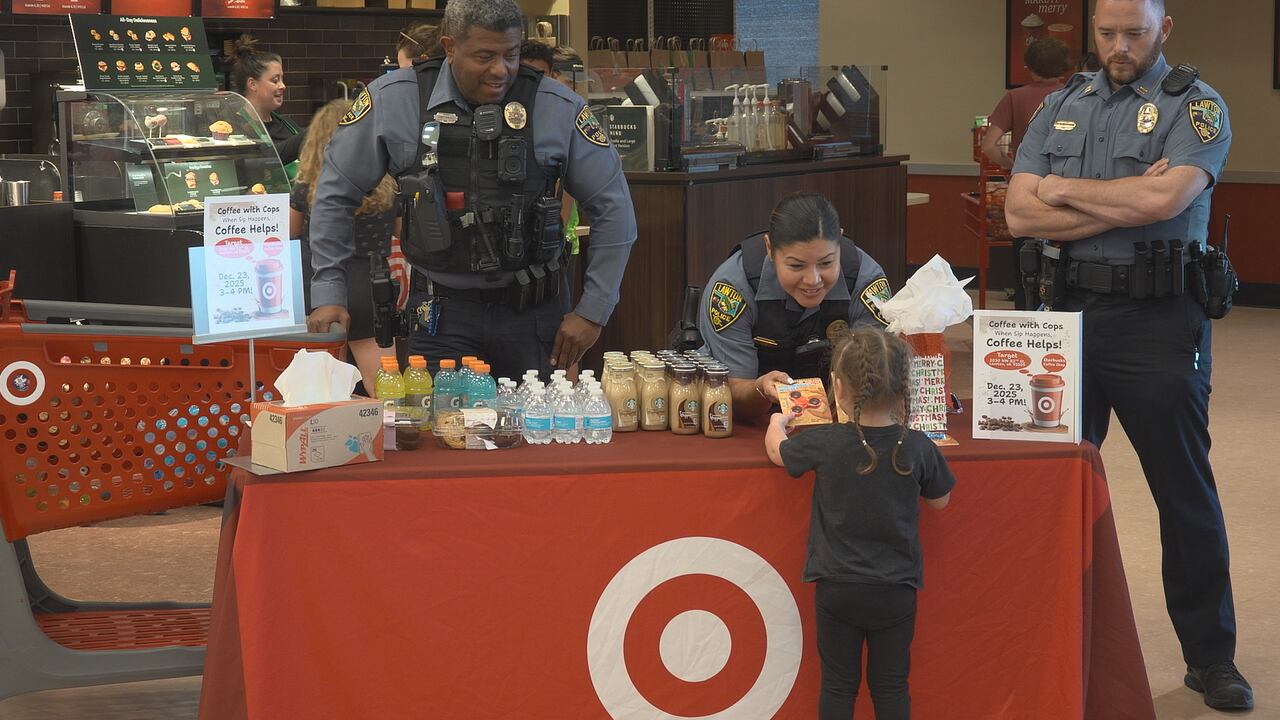 LPD holds 'Coffee with Cops' event at Target