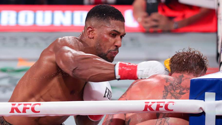 Anthony Joshua topps card skyrockets in value after Jake Paul fight