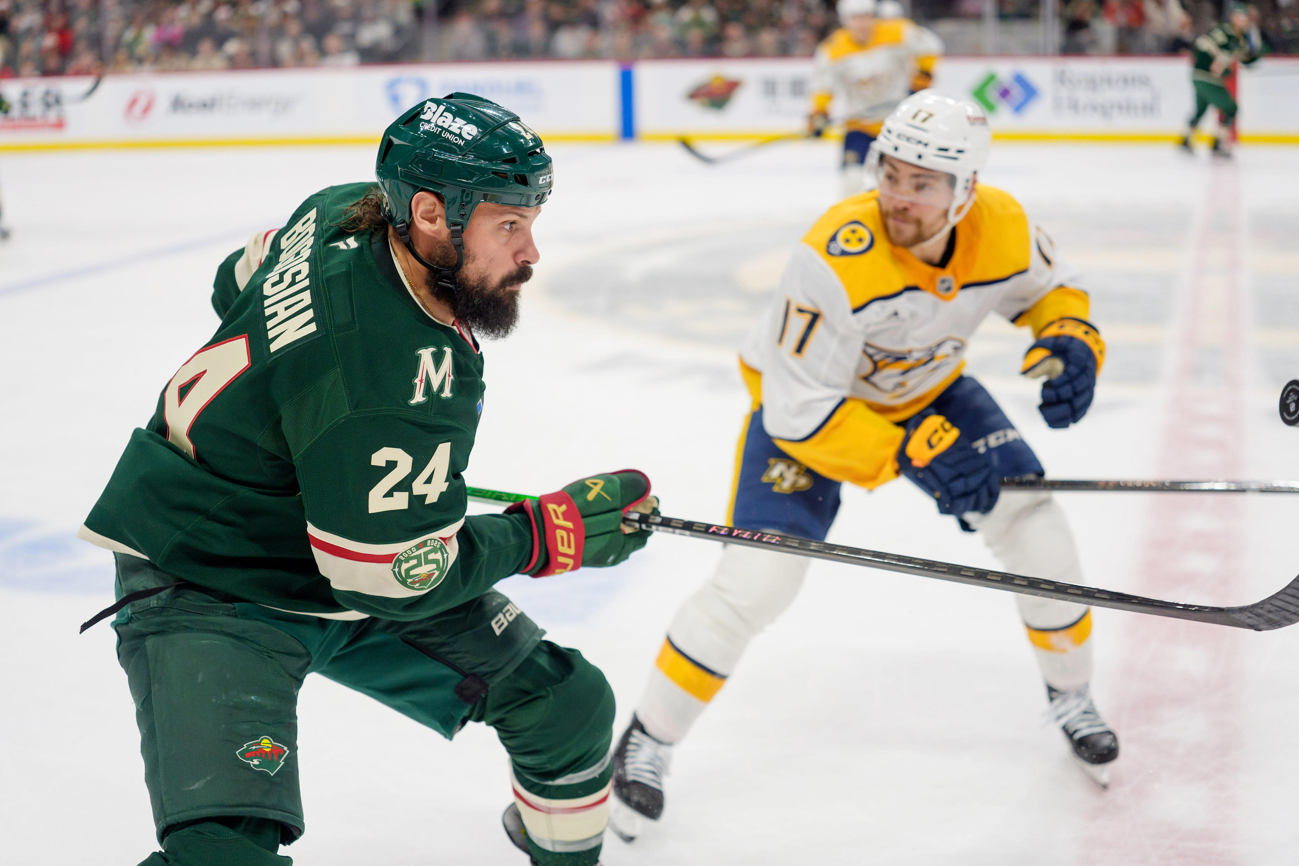 Nashville Predators, Minnesota Wild tied 2-2 in 3rd, live updates
