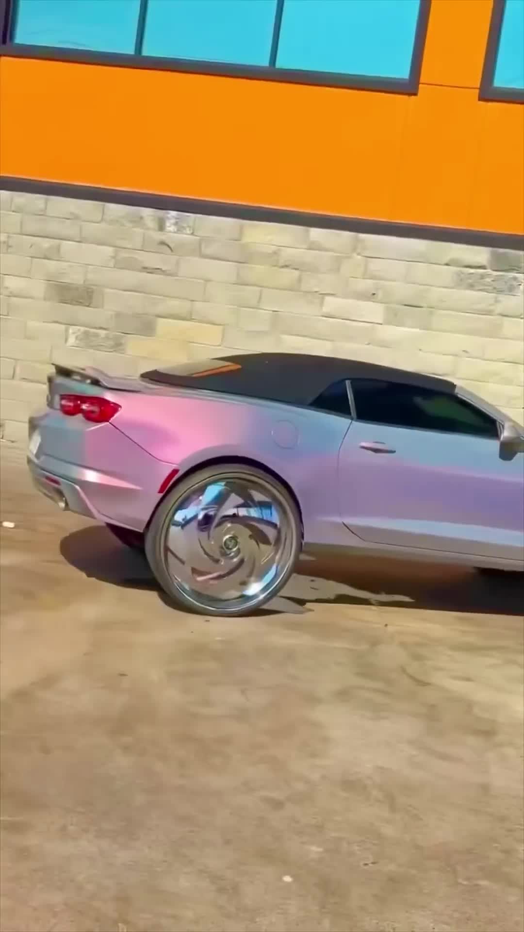 Outrageous Chevy Camaro Vert on 30’s DUB Floaters