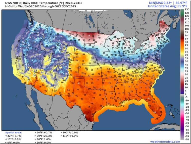 Forecast: Drab weather returns for the Christmas holiday period