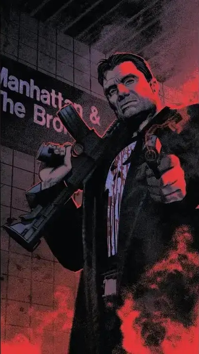 The Punisher does not like cops who use his emblem