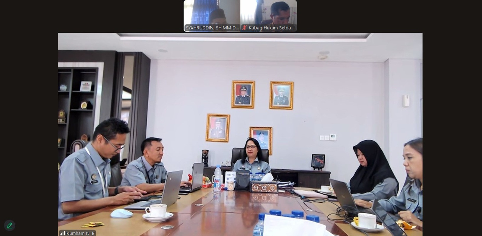 Kemenkum NTB harmonisasi raperkada rencana aksi PUG Kota Bima, kakanwil ...