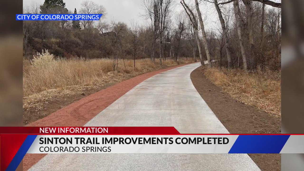 Sinton Trail improvements completed, enhancing safety