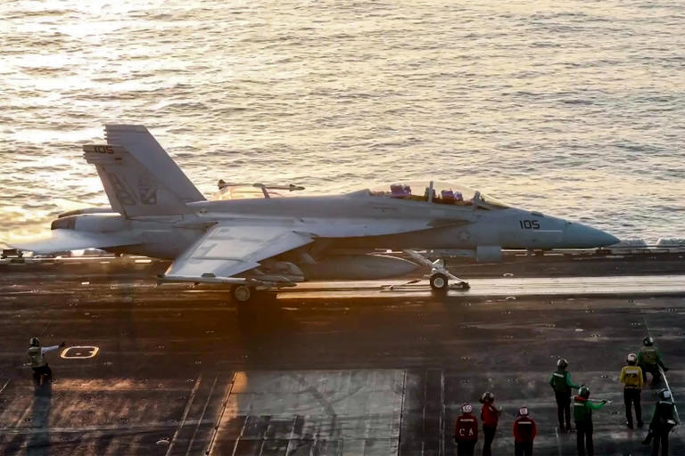 Second US jet falls into Red Sea in latest major embarrassment for Navy