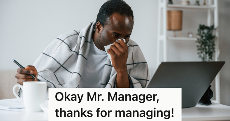 Sick employee joins a work meeting from home, but the big boss is ...