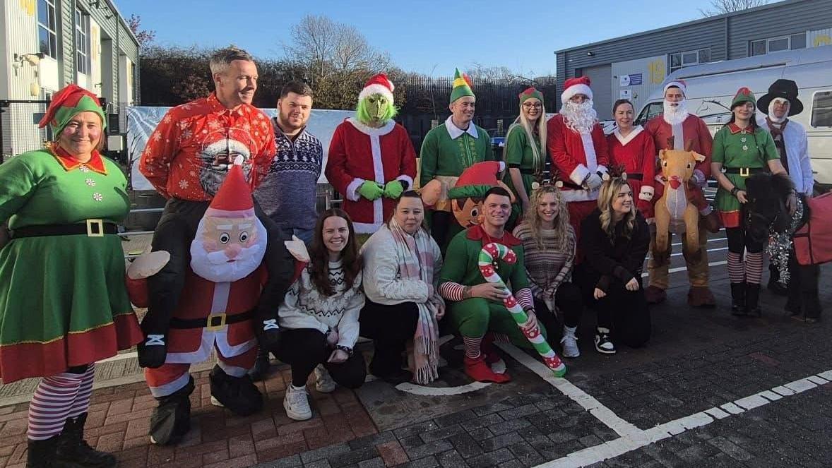 Firefighters 'set new record' with charity grotto