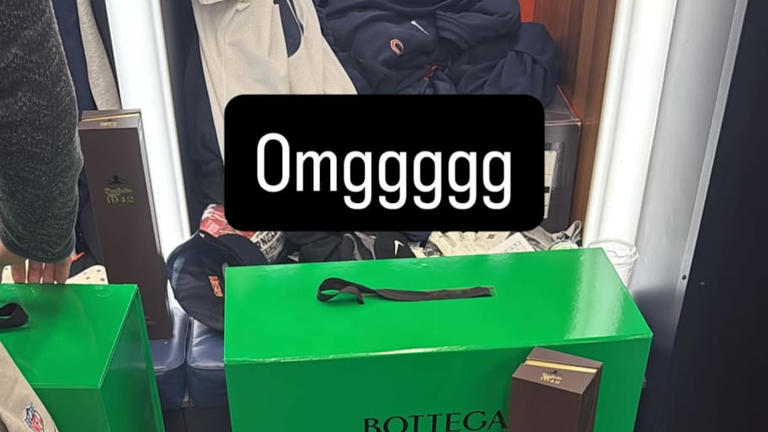 Caleb Williams seems to troll Lions with Bears linemen's Christmas gift