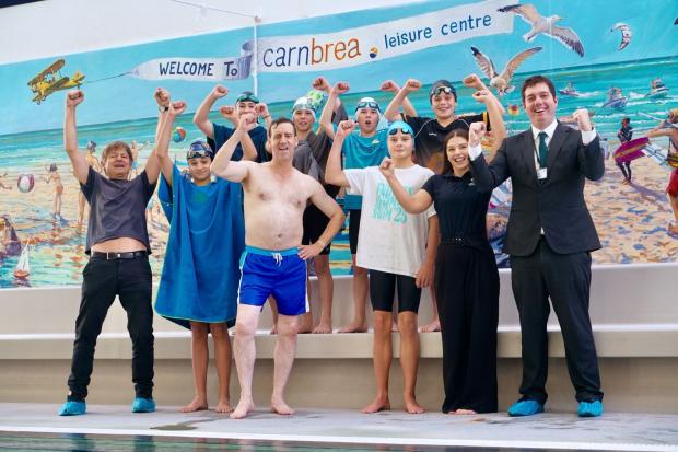 'Legendary' mayor completes Channel swim challenge to raise funds for ...