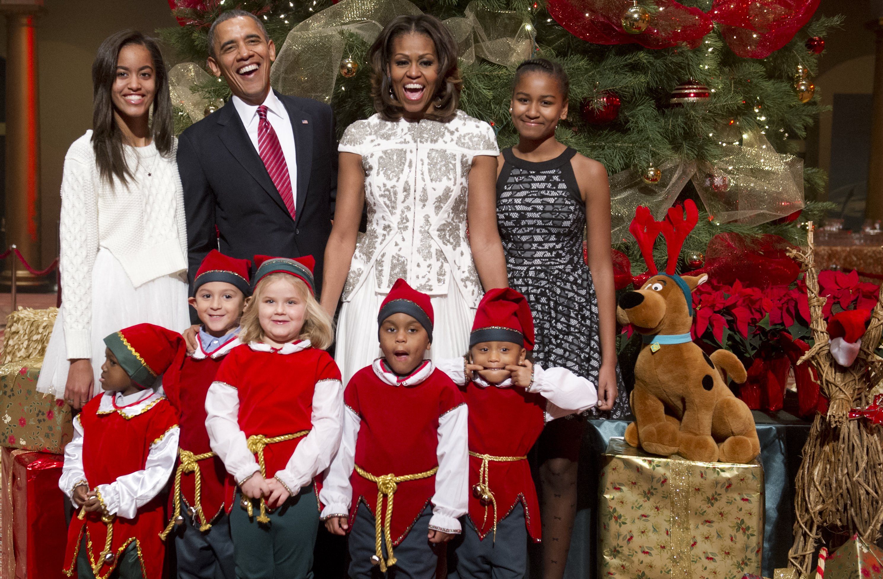 Barack et Michelle Obama ont envoyé plus de cent mille cartes de Noël