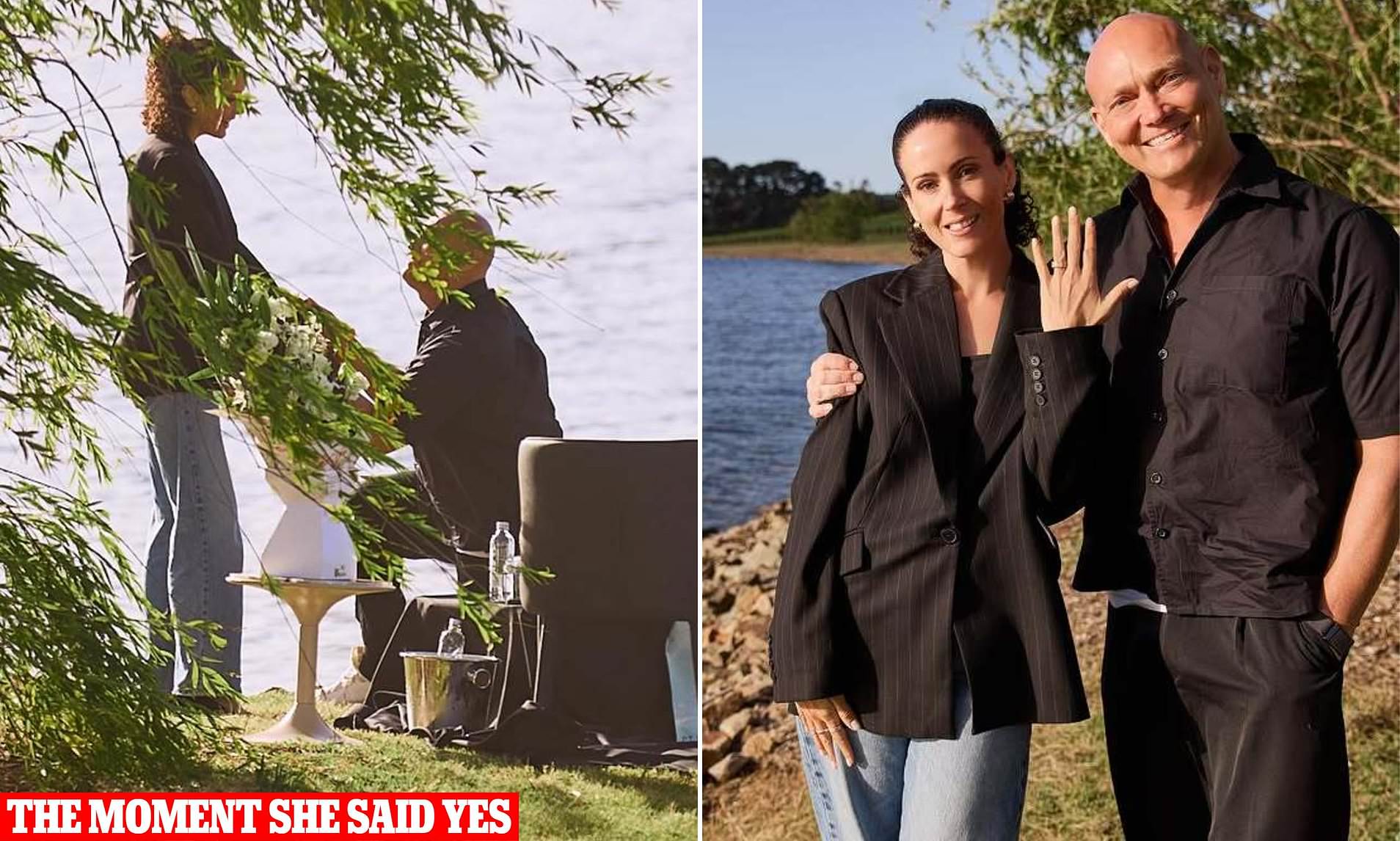 Christmas joy for Michael Klim as he gets engaged to partner Michelle Owen