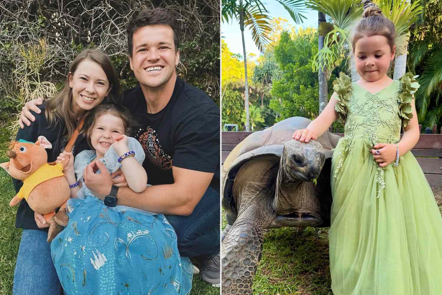Bindi Irwin’s daughter Grace shares thoughts with her tortoise best ...