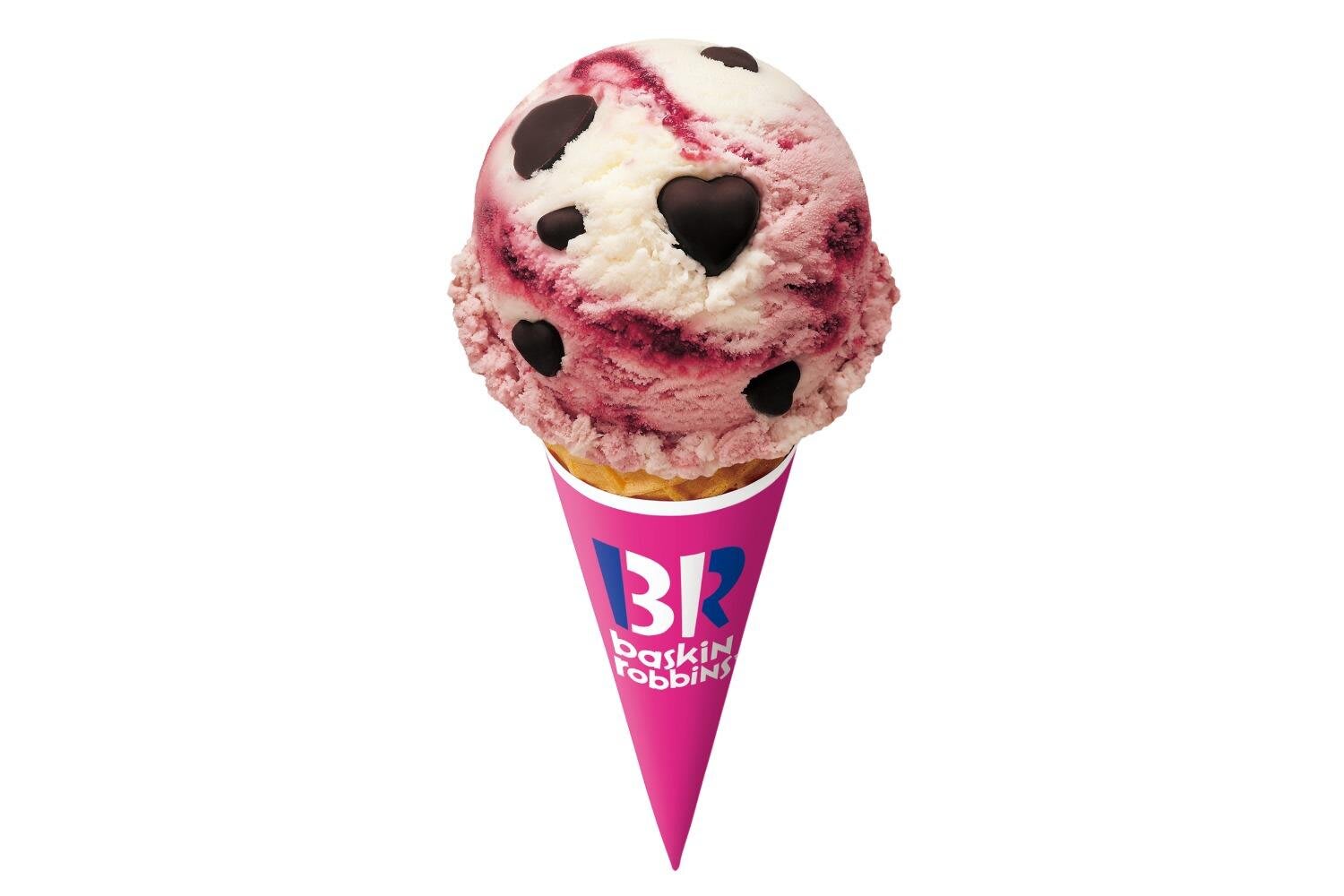 サーティワン人気フレーバー「ラブポーションサーティワン」がハート尽くしに、大小2つのハート型菓子入り