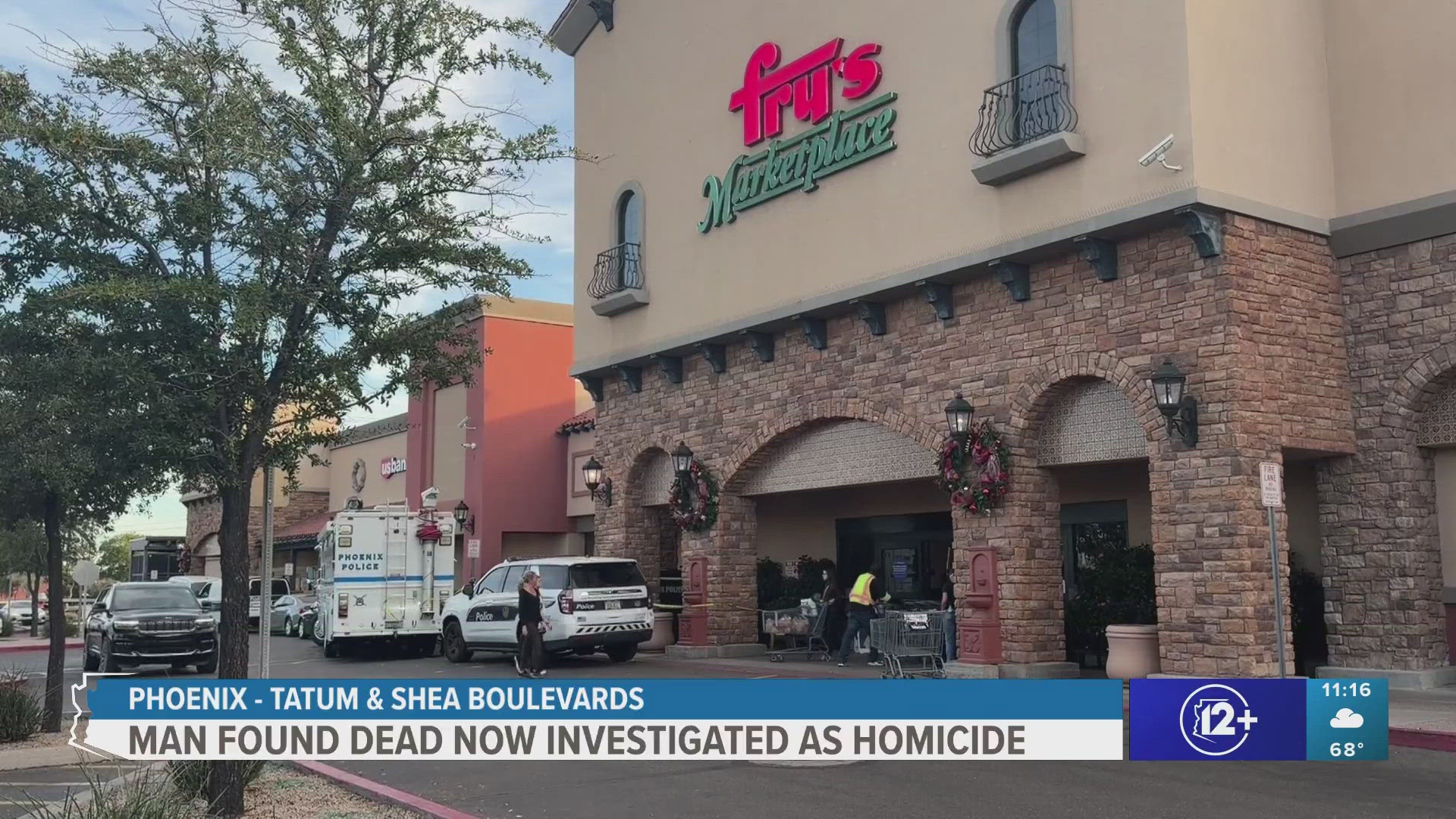 Death of man found outside Phoenix Fry's investigated as a homicide