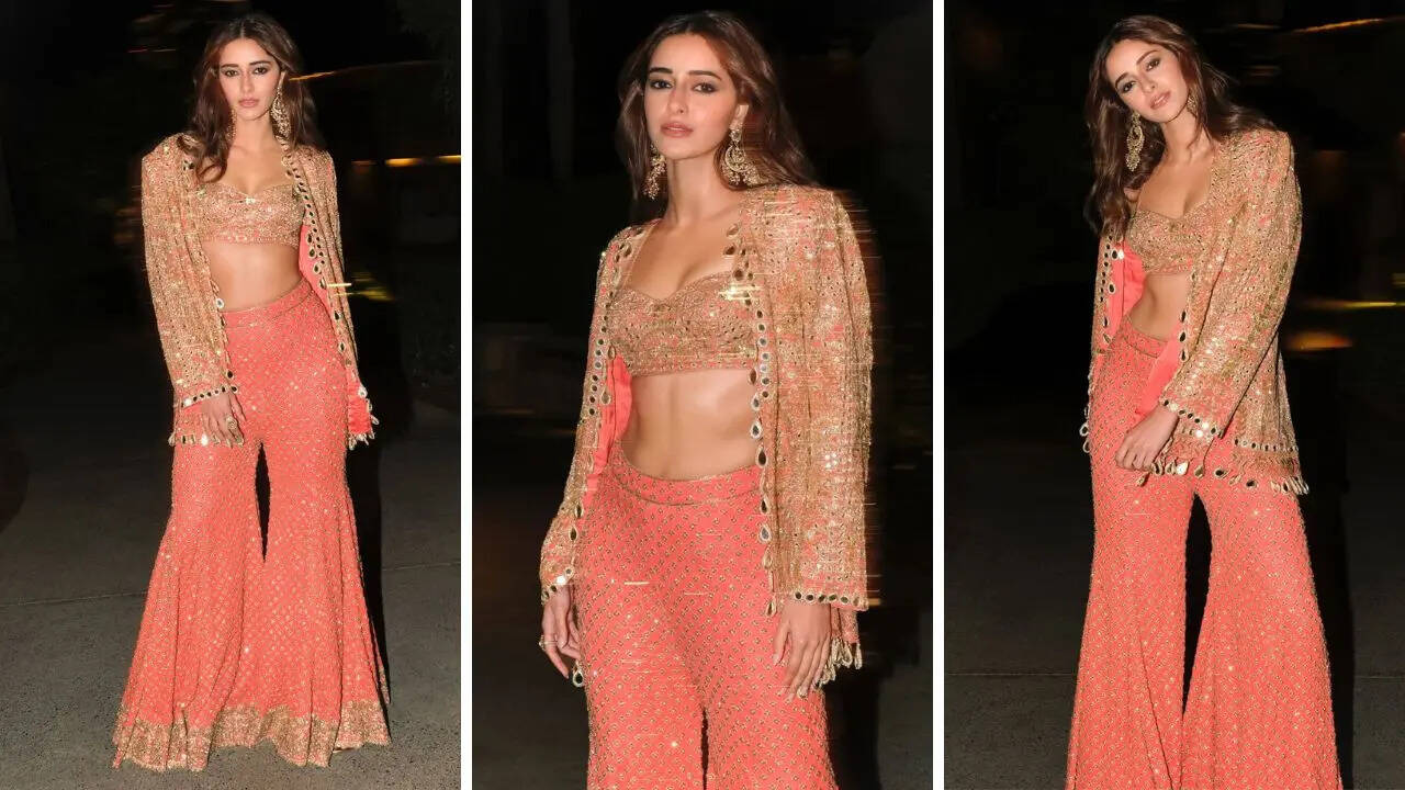 Ananya Panday in mirror-work gharara pants gets us talking about Awadhi ...