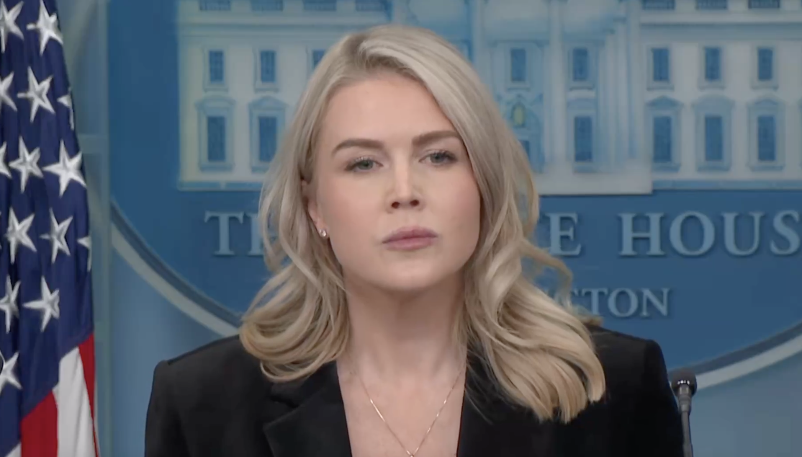 'The president is very frank and honest': Karoline Leavitt struggles to ...