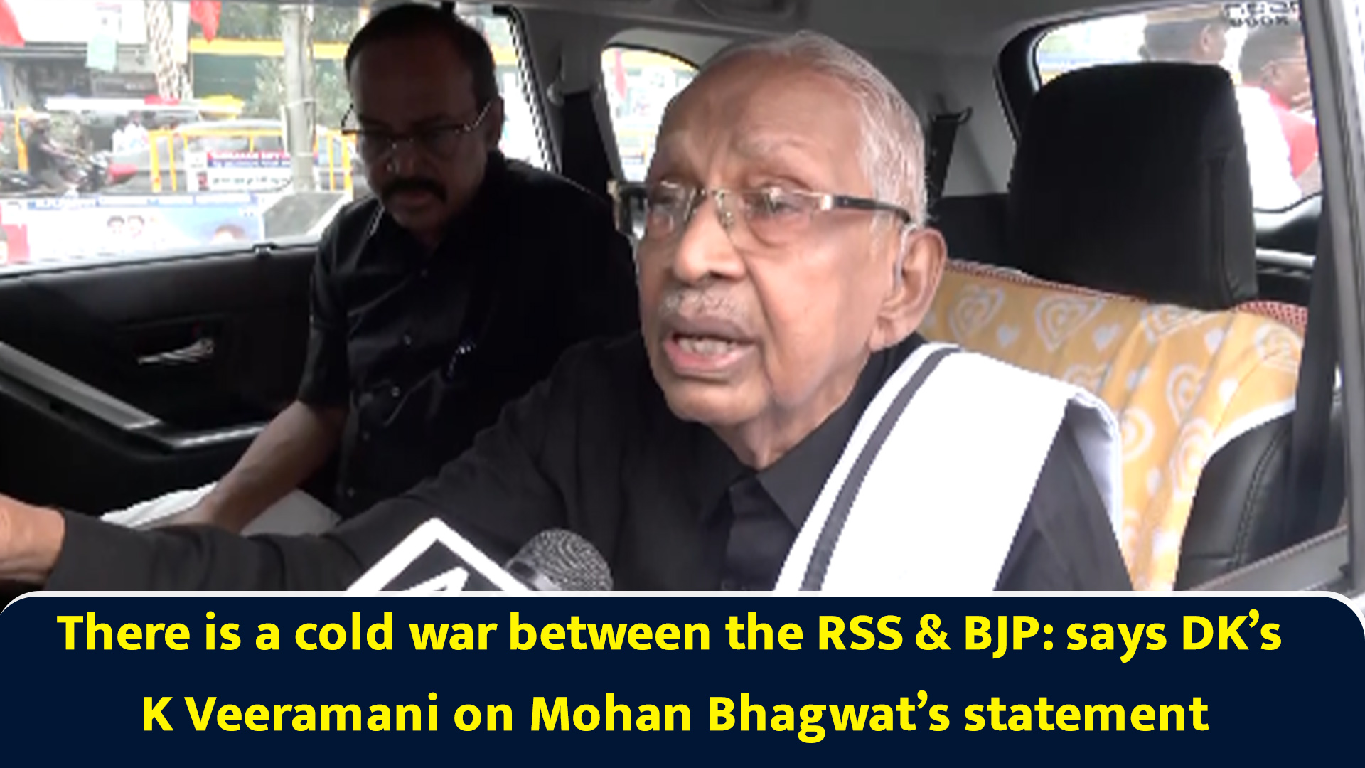 There is a cold war between the RSS & BJP: says DK’s K Veeramani on ...