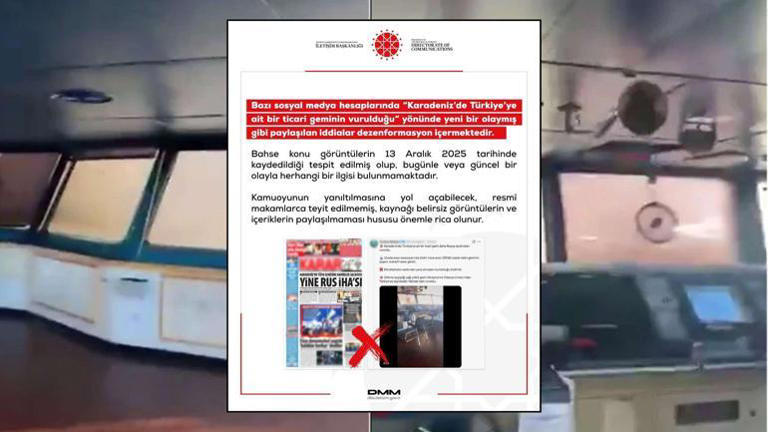 Karadeniz'de Türk gemisi vuruldu mu? DMM'den açıklama geldi