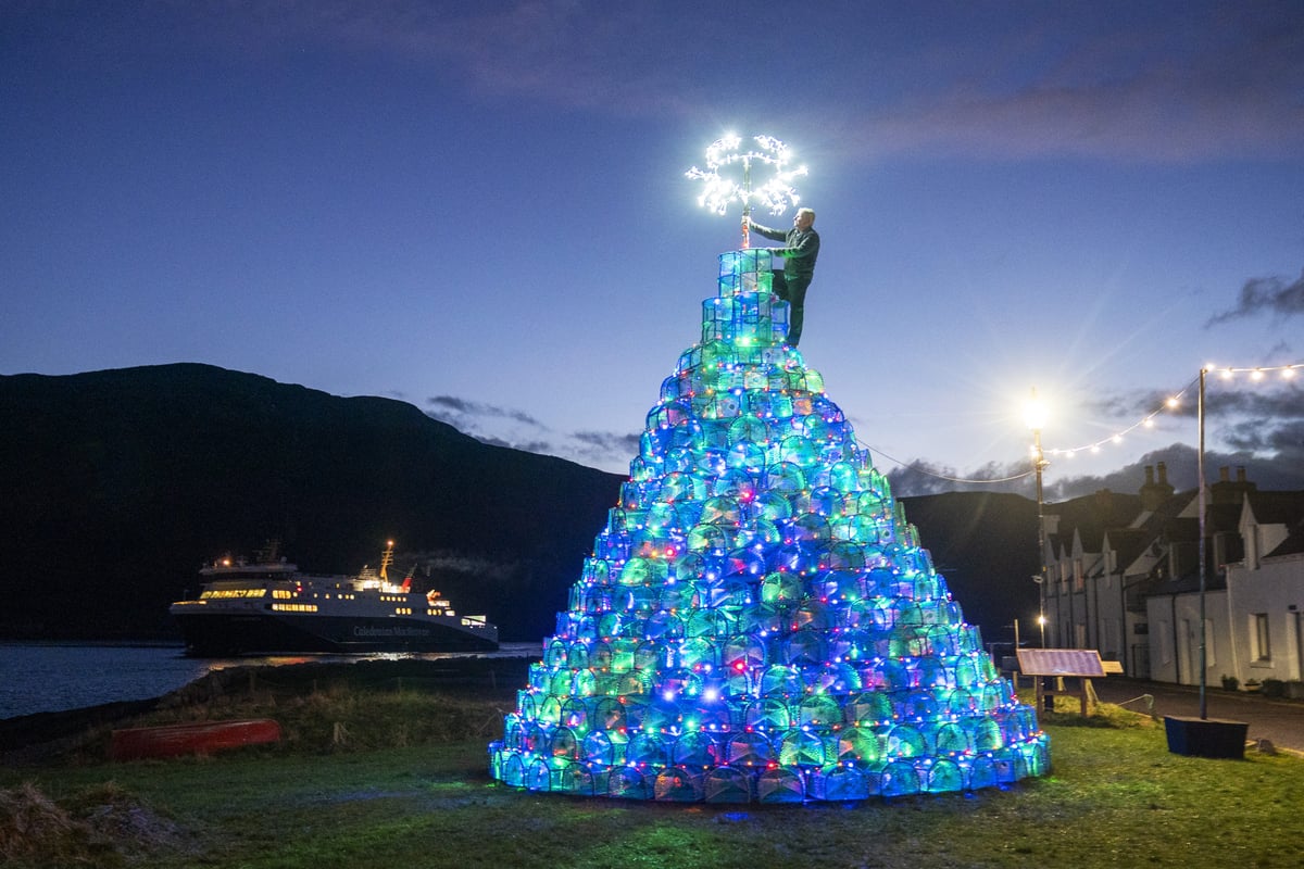 In pictures: Christmas light displays bring sparkle and joy
