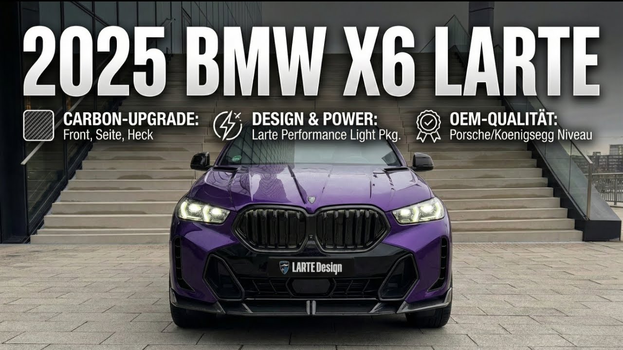 BMW X6 (G06/LCI) mit LARTE-Tuning: Design trifft Performance