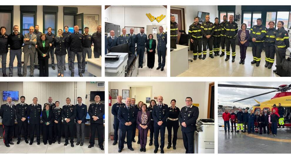 Auguri di Natale e ringraziamenti: il prefetto nelle centrali operative ...