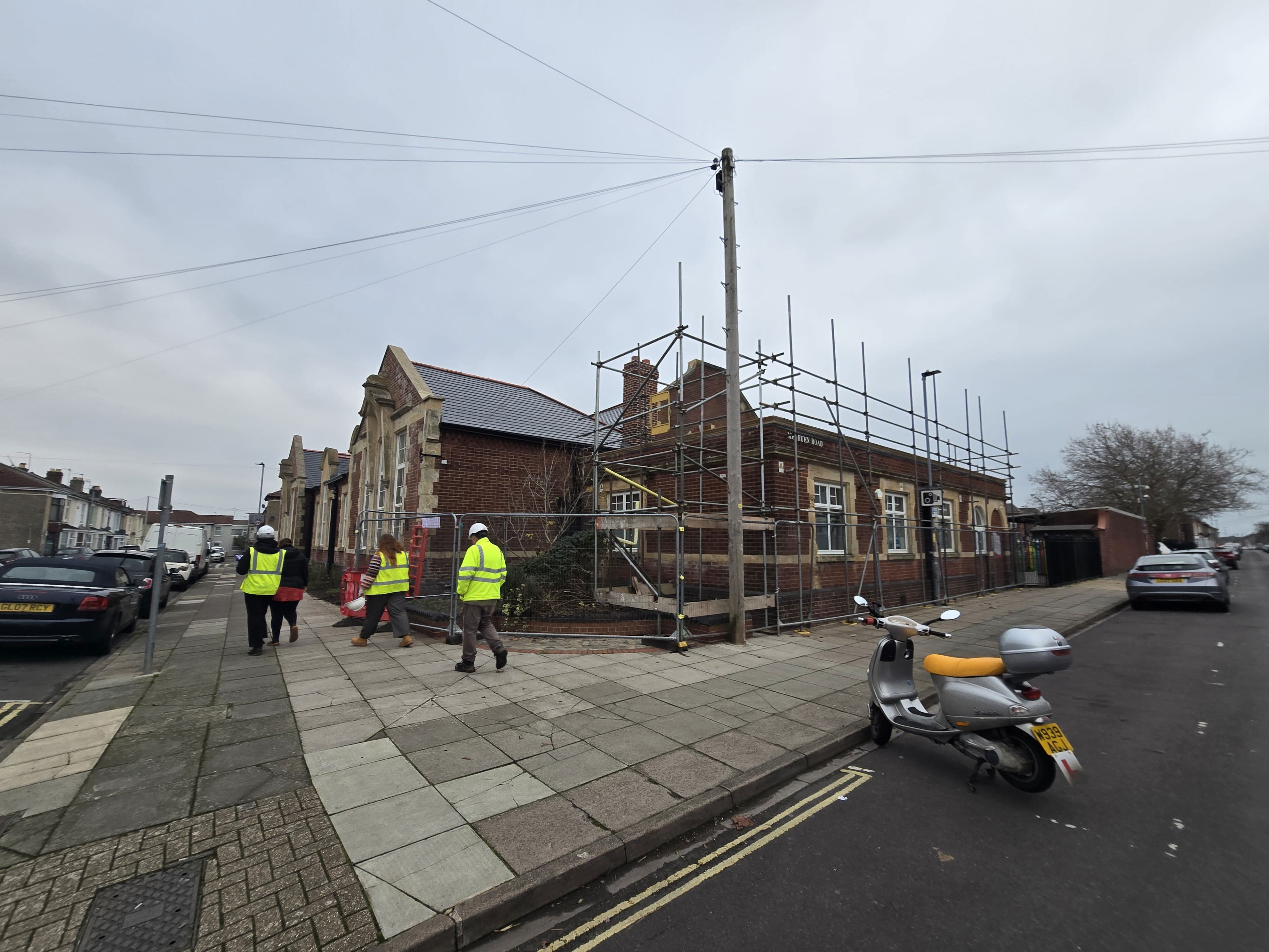 Police investigating rooftop fire at Southsea school