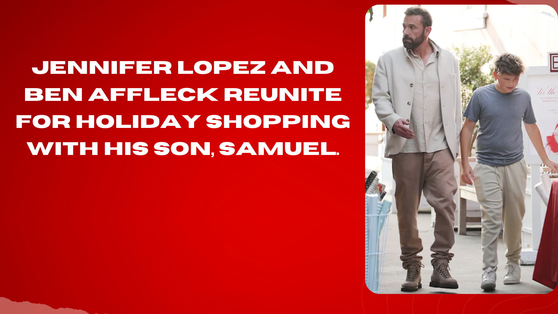 Jennifer Lopez and Ben Affleck reunite for holiday shopping with his ...
