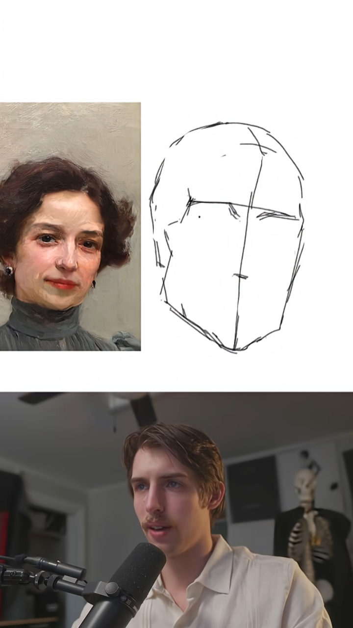 Stop copying faces and paint portraits from the inside out