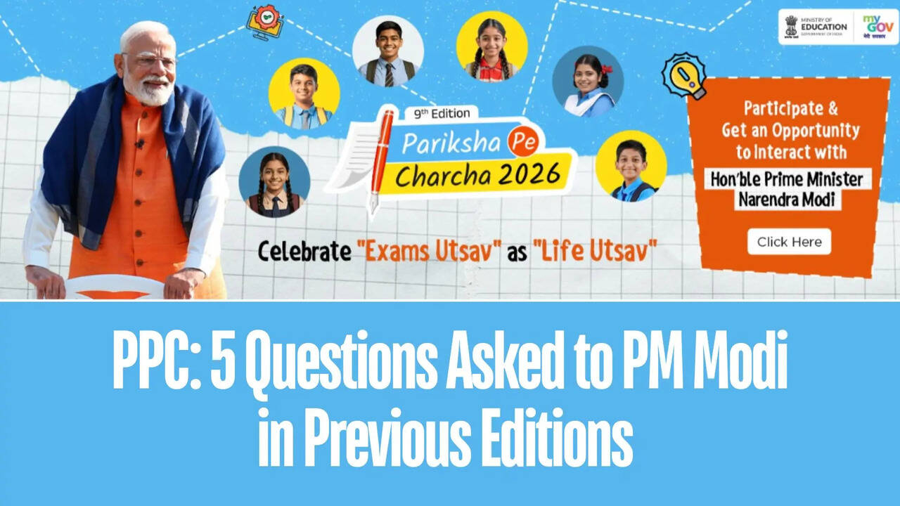 PPC 2026: 5 questions asked to PM Modi and their answers