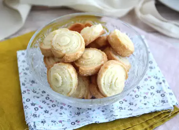 Diamond spiral shortbread