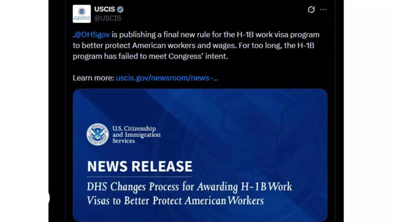 Trump administration overhauls H-1B visa system, ends random lottery ...