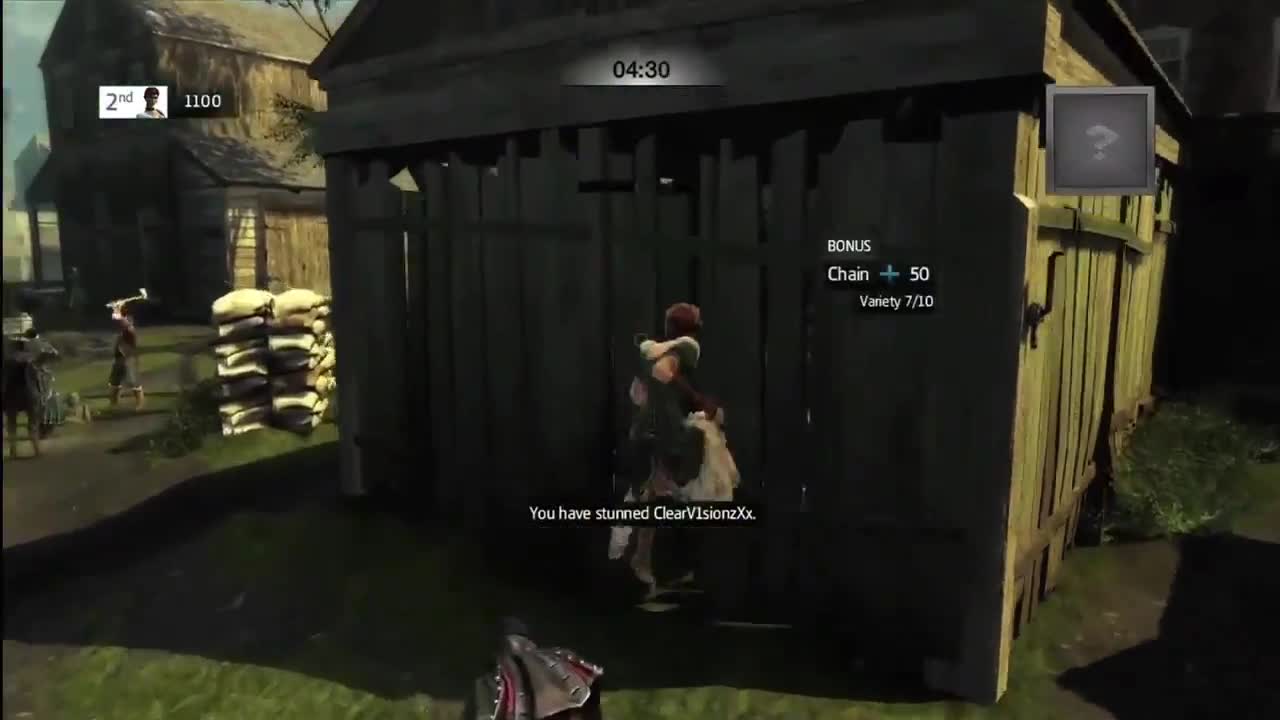 Assassin's Creed 3 - Assassination initiation (AC3 multiplayer gameplay)