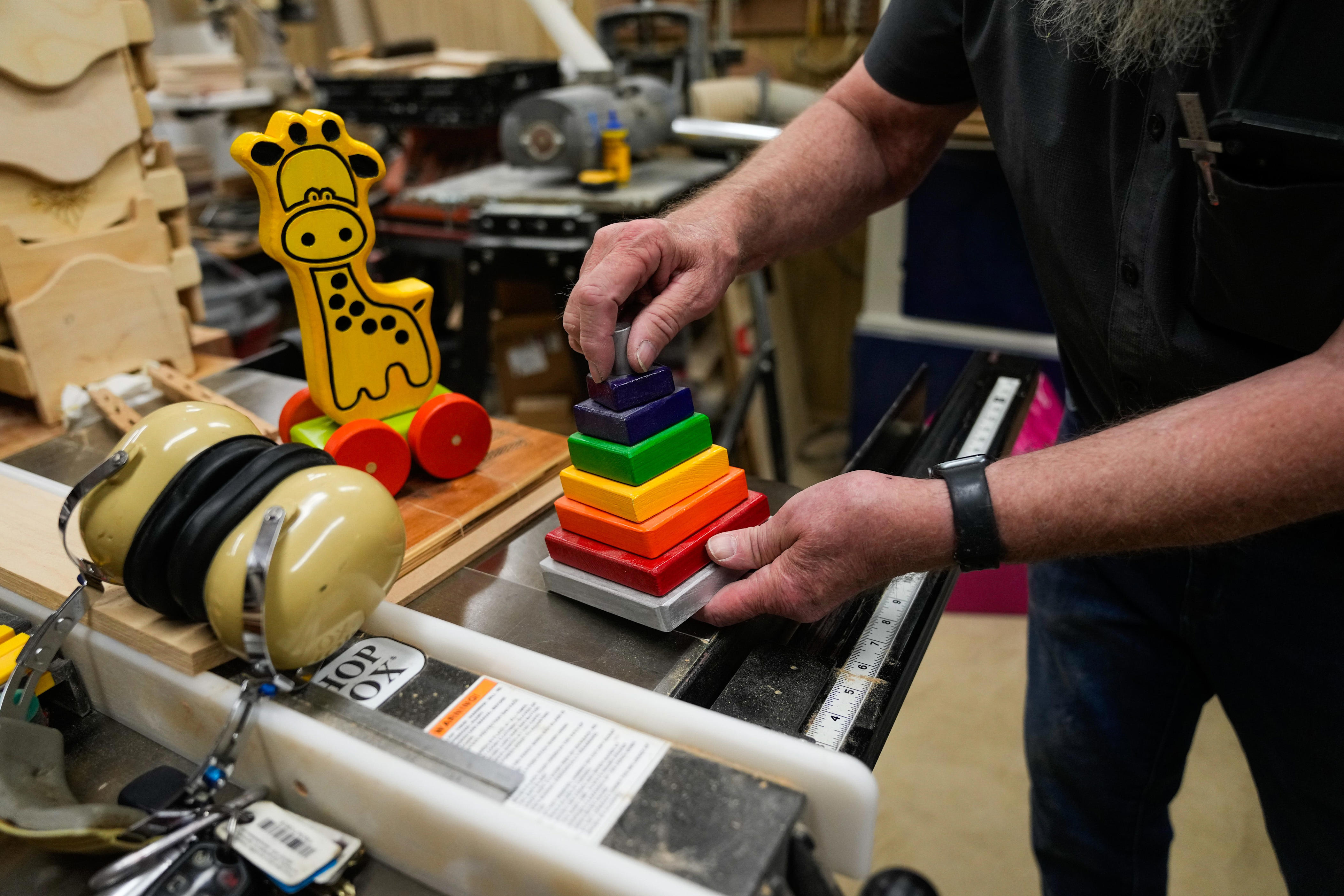 Santa's workshop comes to life in central Ohio as woodworkers build toys
