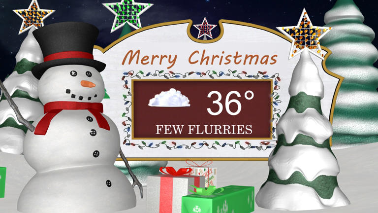 Latest Christmas forecast: Quieter weather on the way