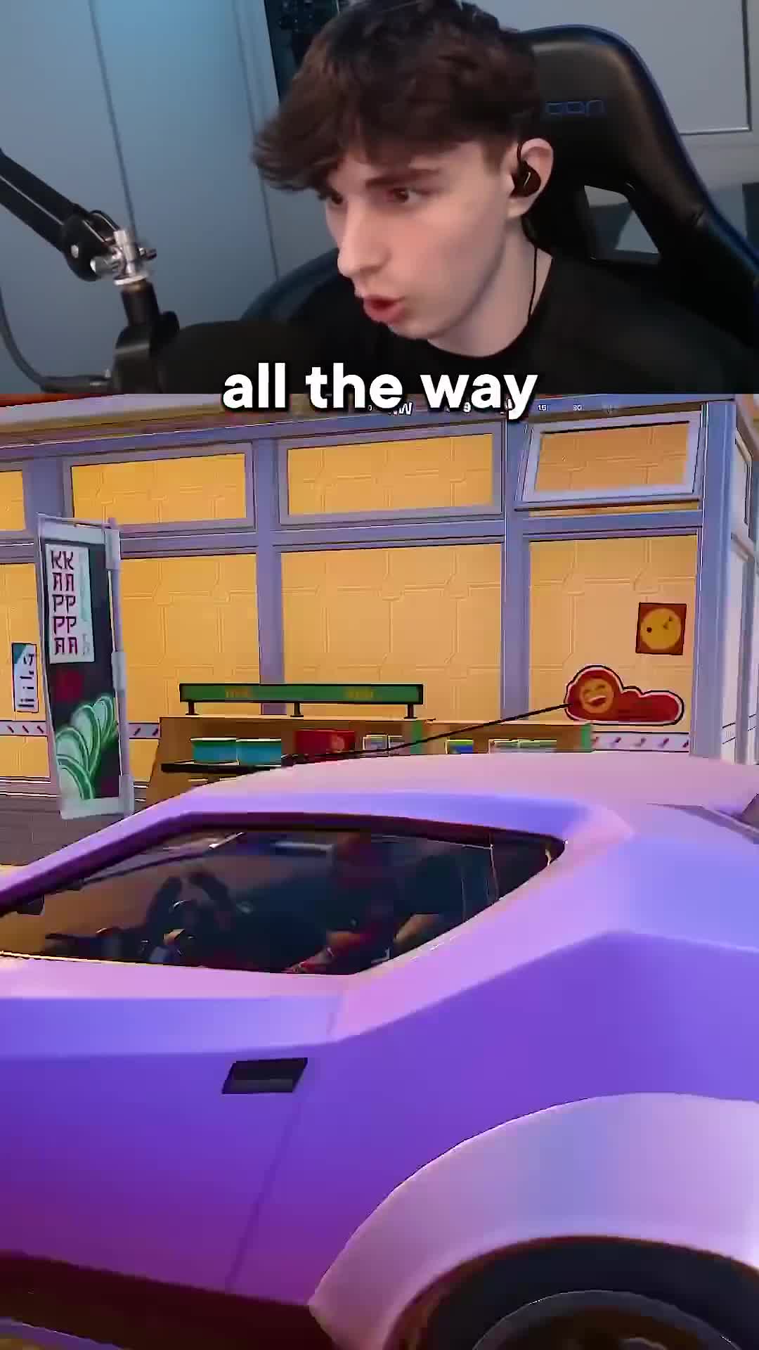 First to cross the map wins 10K VBUCKS