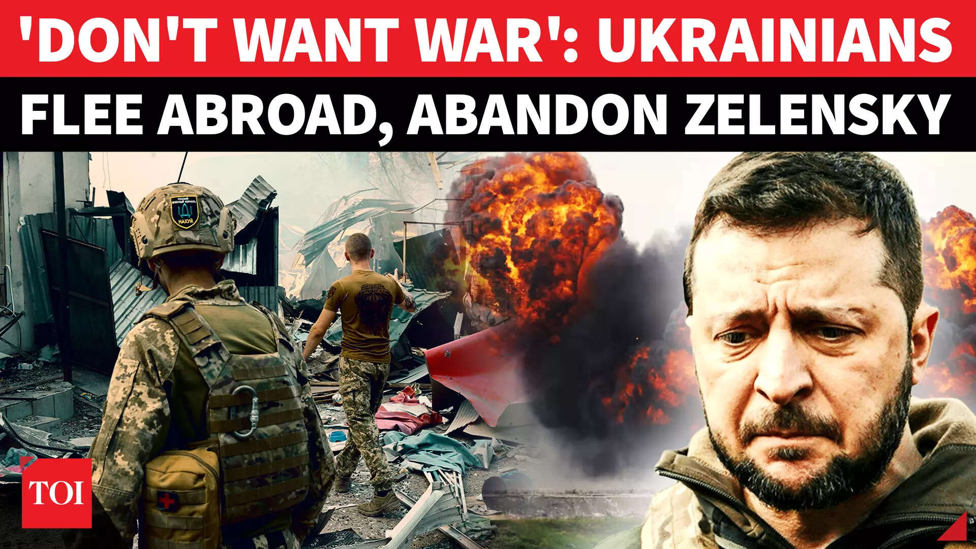 Ukrainian draft-dodgers flee abroad using gas pipelines as war ...