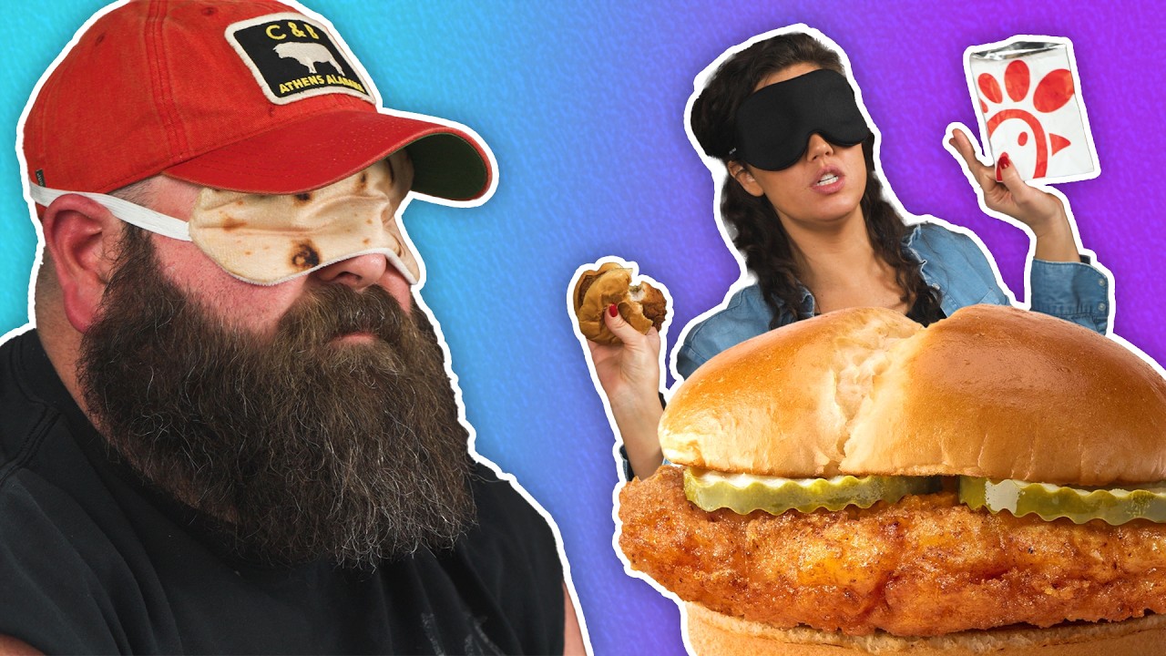 Blind tasting six fast food chicken sandwiches sparks fierce debate