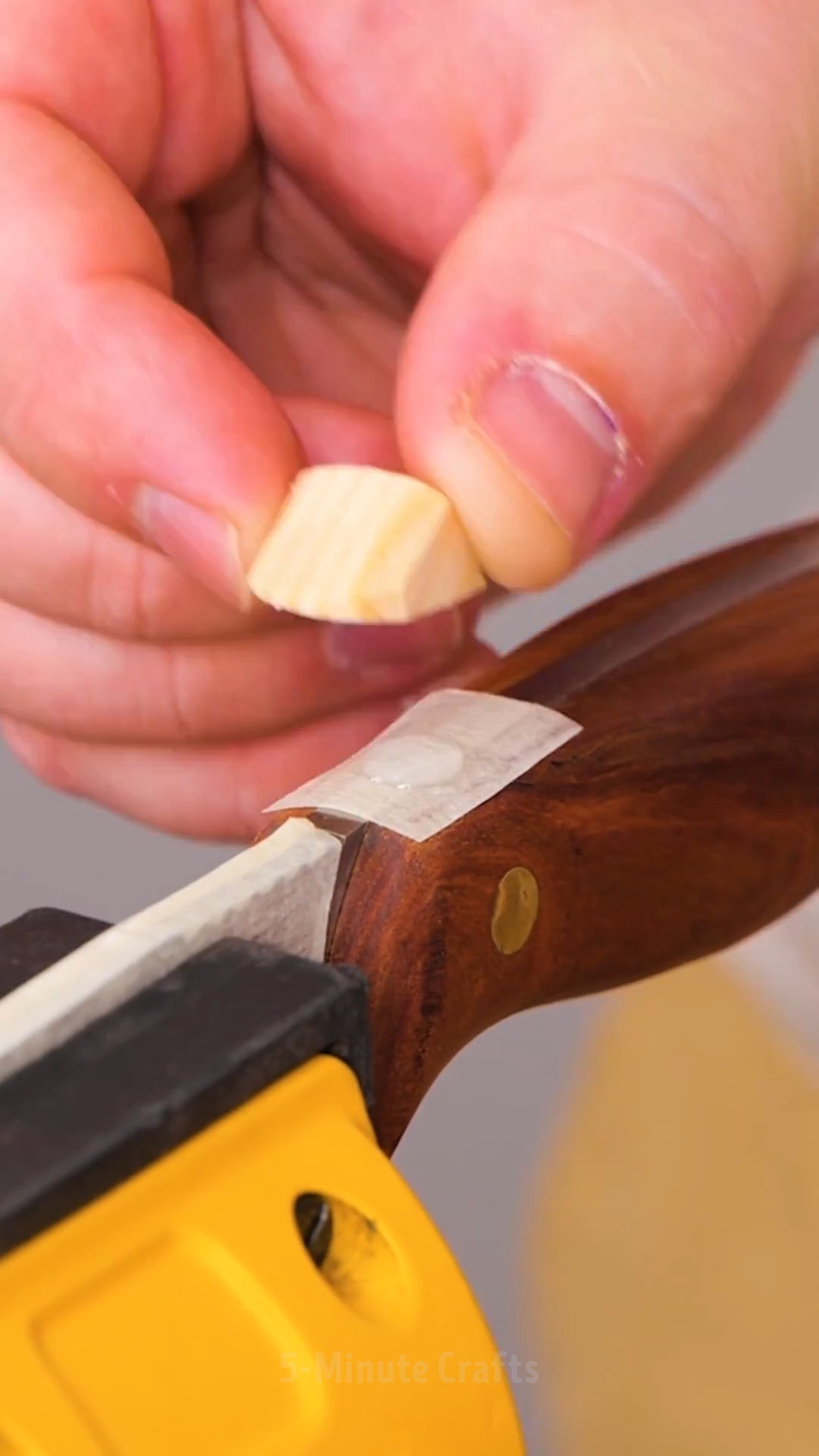 Crafting a practical knife holder from PVC pipe