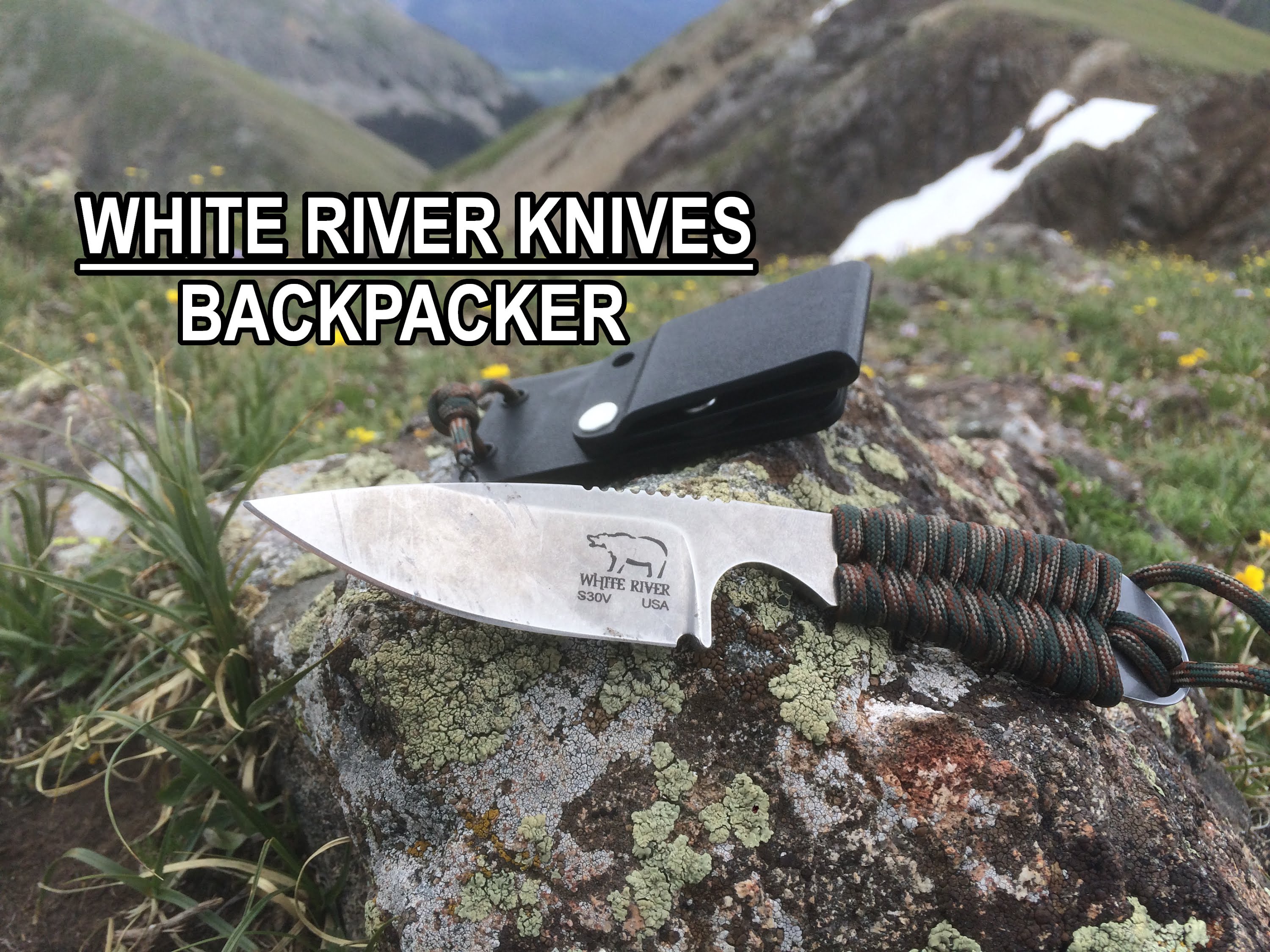 Explore with the backpacker by White River Knives