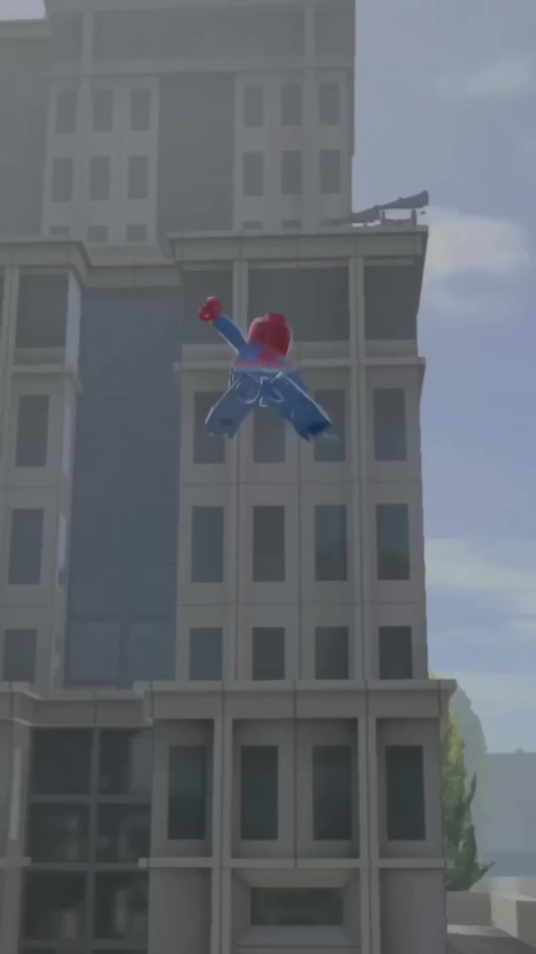 What happens if you hang from your web in all Spiderman games? # ...