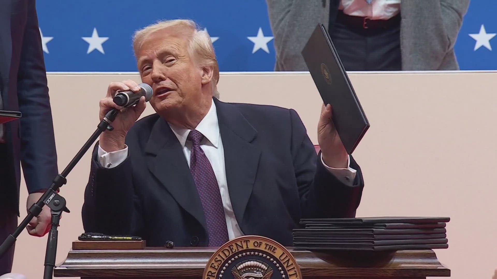 Looking back at President Trump's historic first year into second-term ...