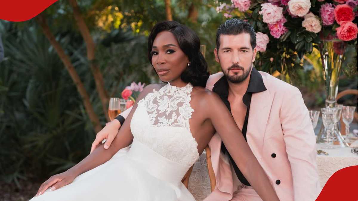 Serena Williams' sister Venus marries husband in beautiful wedding ...