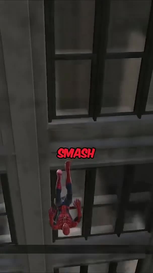 What happens when you crash into a window in all the Spider-Man games ...